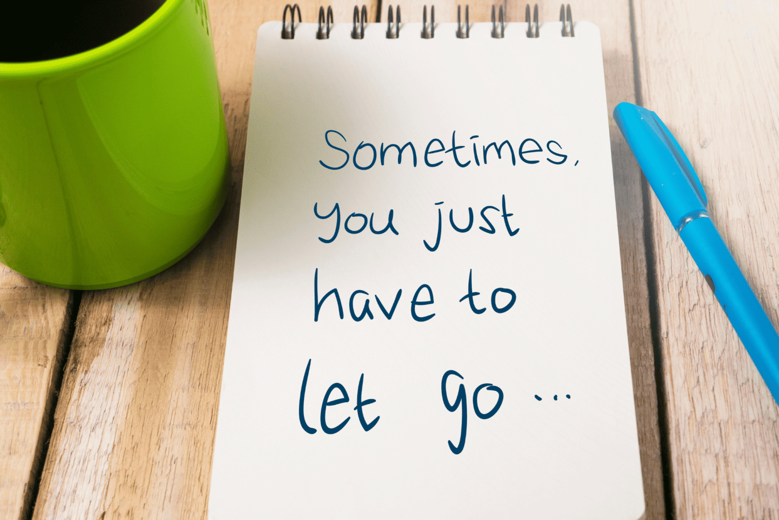 Weekly Devotion - Is It Time To Let Go? - Finding Purpose Facing Fear ...